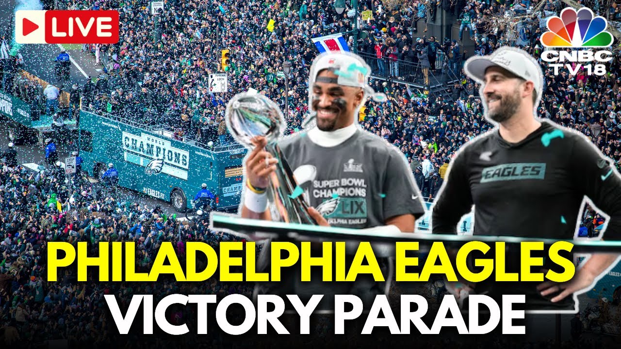 LIVE: Philadelphia Eagles Holds Victory Parade After Super Bowl Win ...