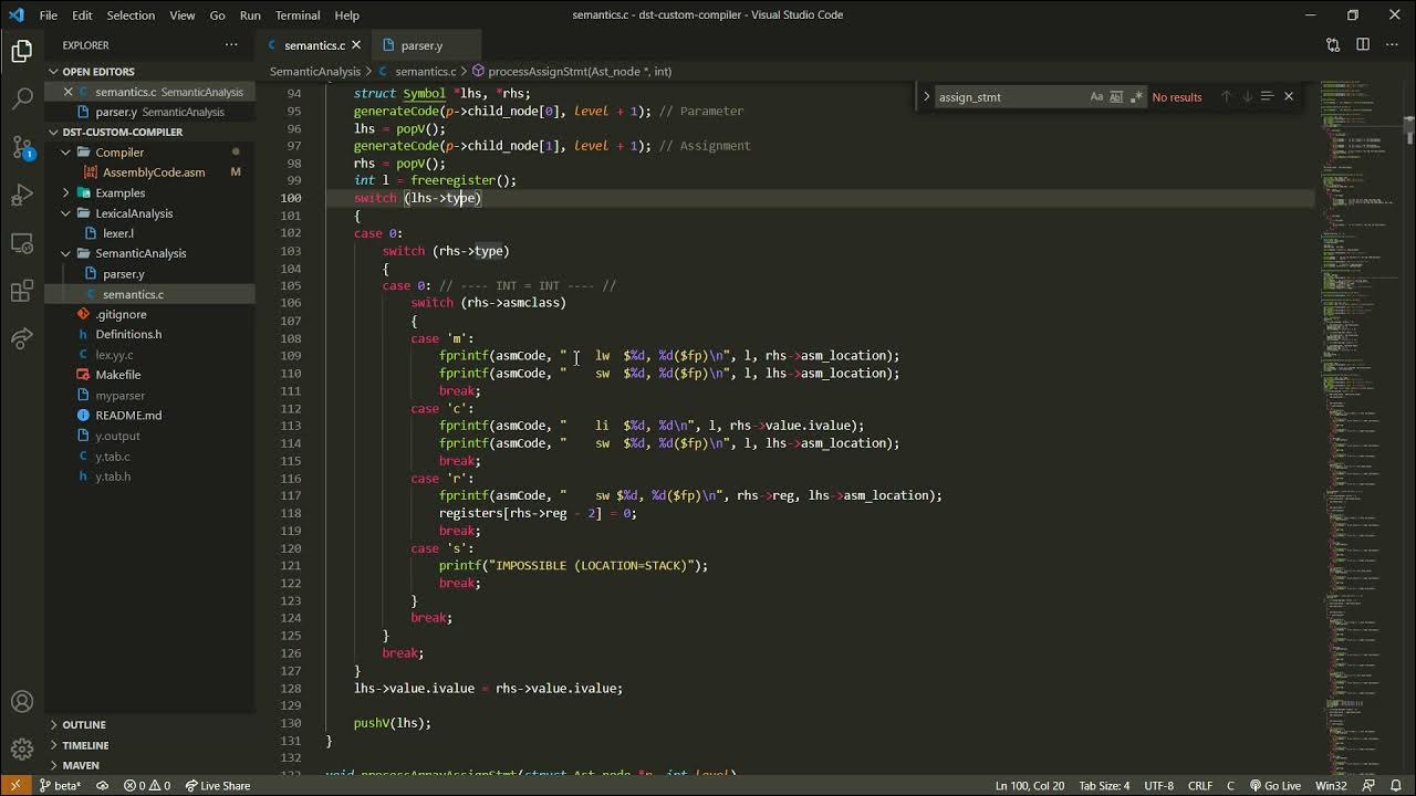 Compiler Design Project - YouTube