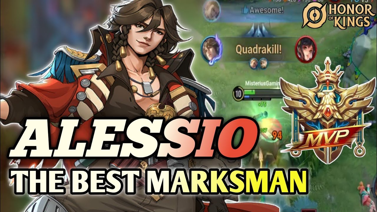 Honor of Kings (HOK) Alessio Marksman Gameplay The best Marksman 💯 ...