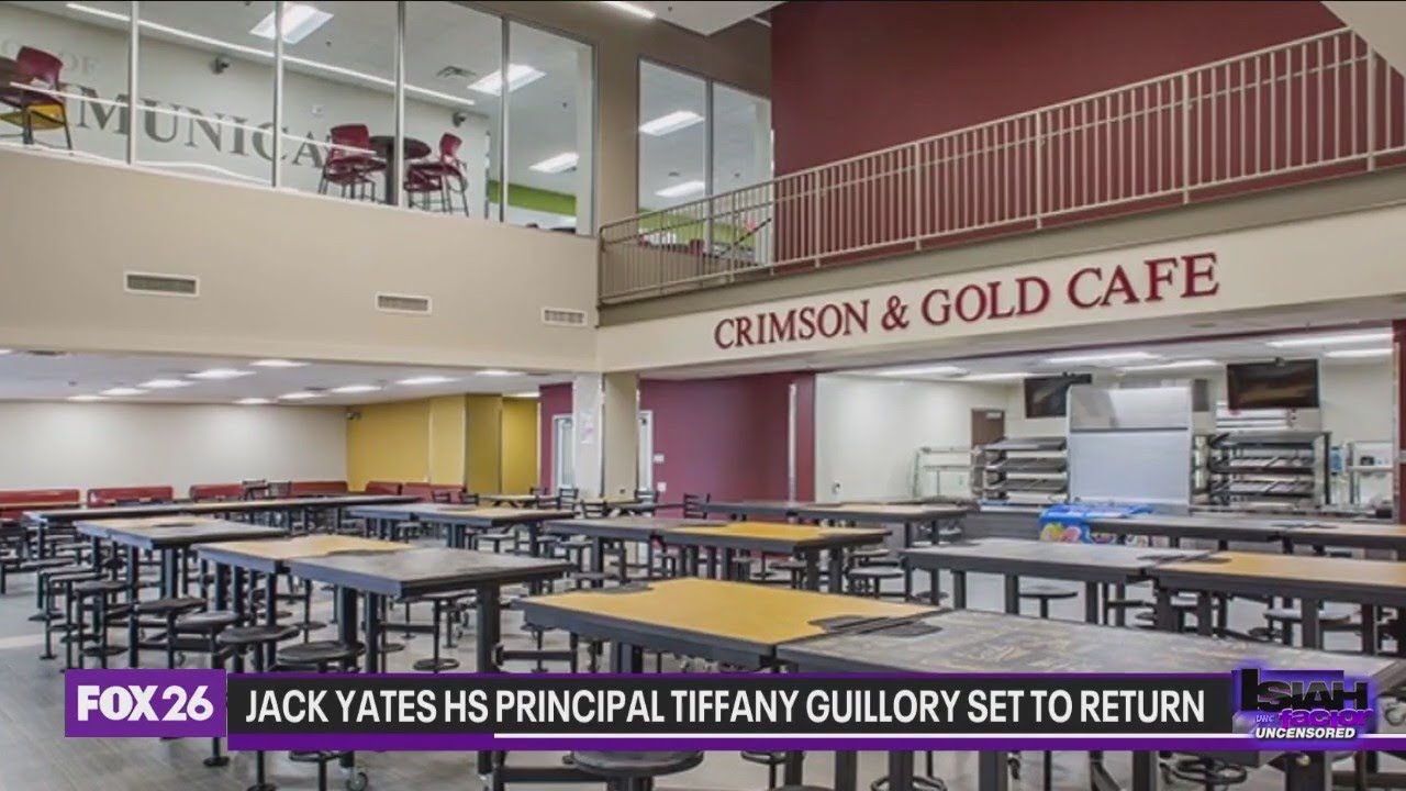 Jack Yates HS Principal Tiffany Guillory set to return to job - YouTube