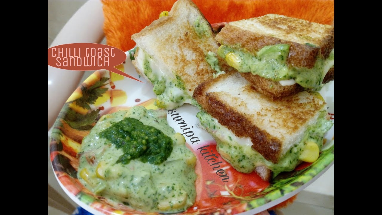 Cheese Chilli Toast Recipe || chilli milli tawa toast sandwich - YouTube