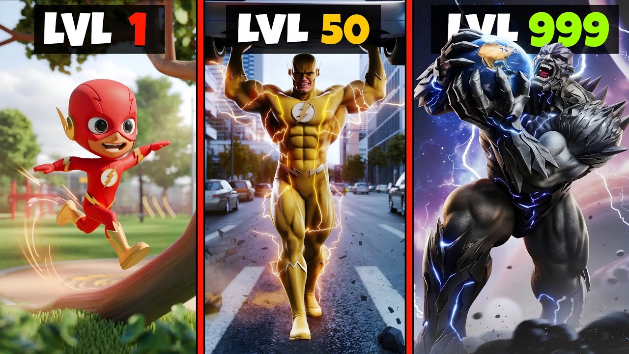 Franklin Upgrading 1 Level FLASH Into 99999999 Level FLASH in GTA 5 ...