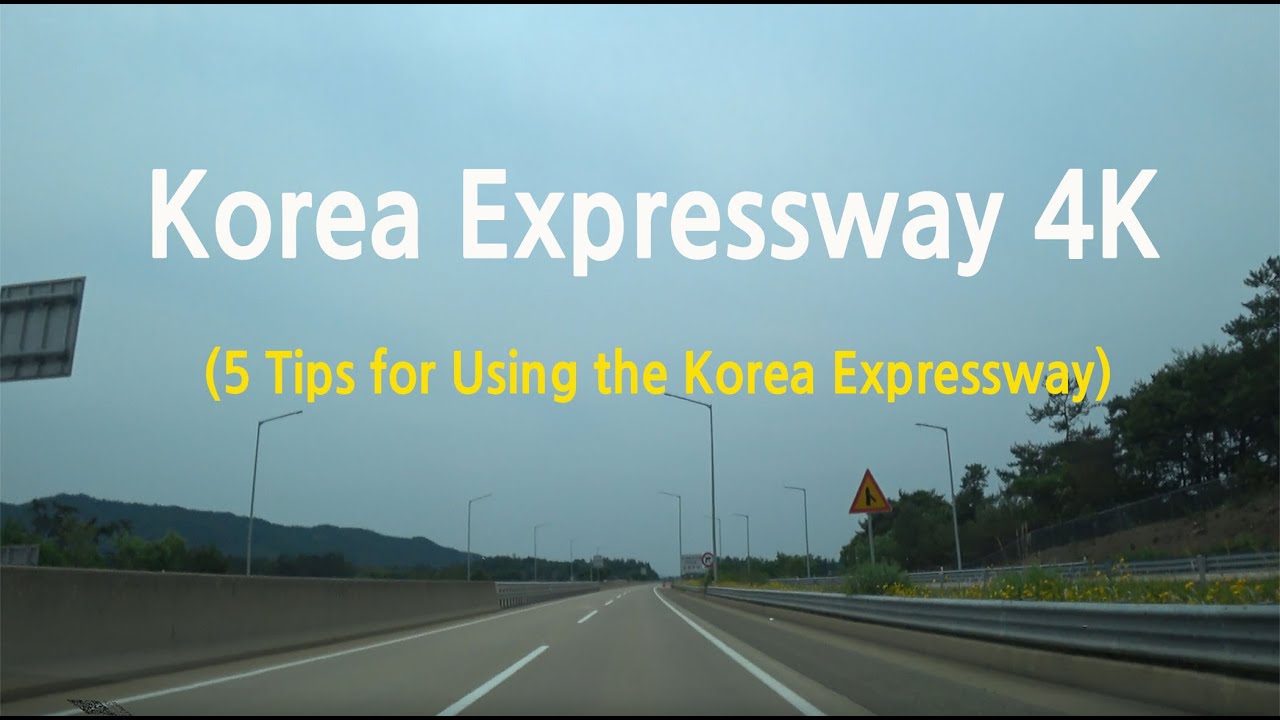 Driving Korea expressway - YouTube