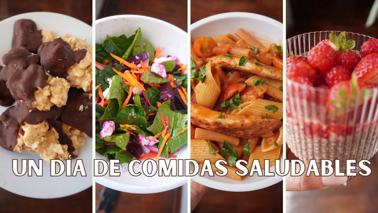 Lo que como en un día | Comidas Balanceadas y fáciles - YouTube