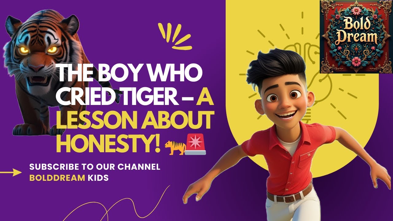 The Boy Who Cried Tiger – A Lesson About Honesty! 🐅🚨 - YouTube