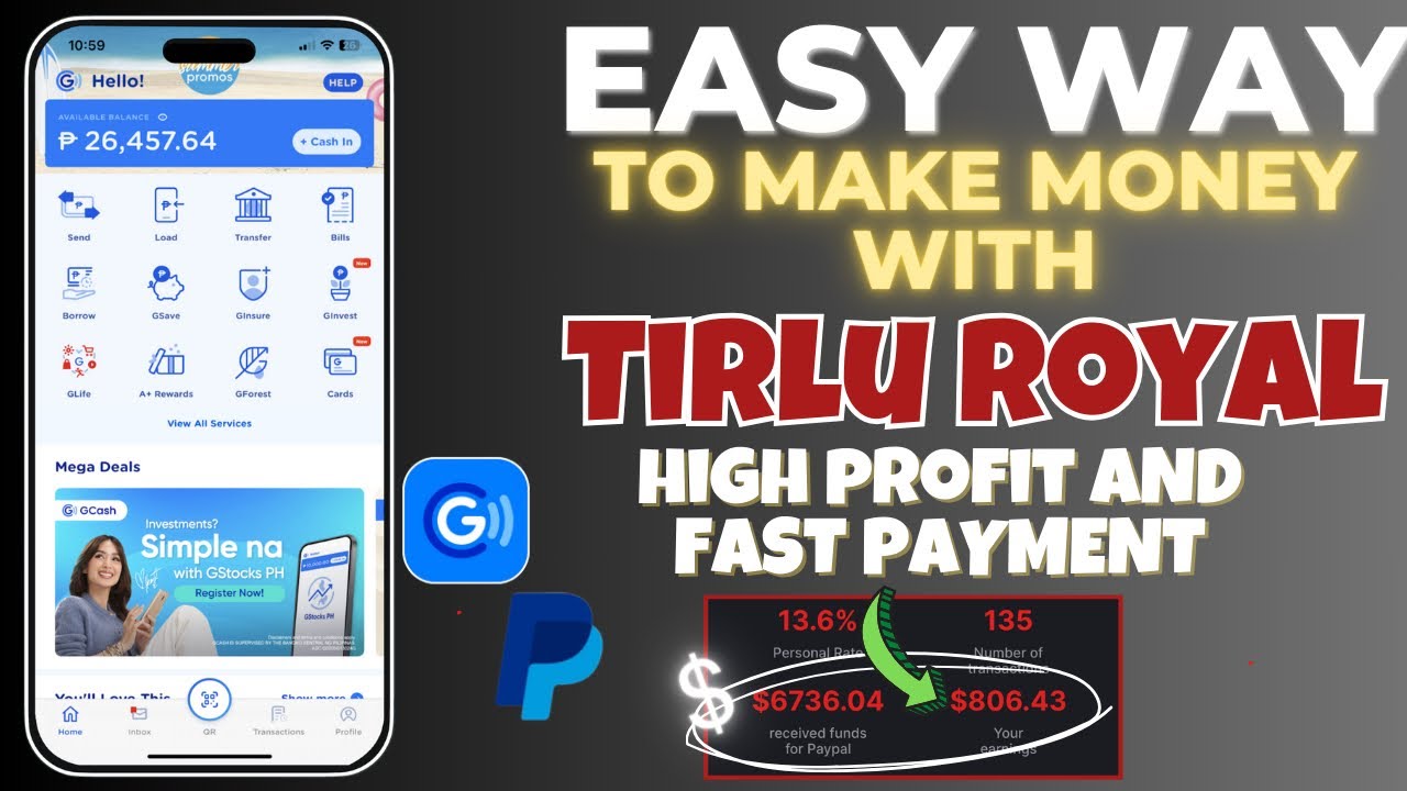 TIRLU UPDATE | HIGH PROFIT PARIN AT LEGIT PAYING | FAST PAYMENT METHOD ...