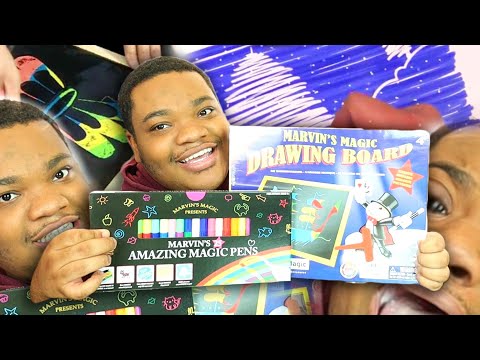 I Bought the Magic Drawing Board and Magic Pens from your childhood (Marvin's Magic)
