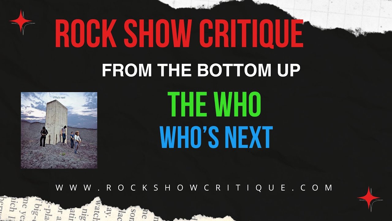 The Who- Who's Next- From The Bottom Up - YouTube