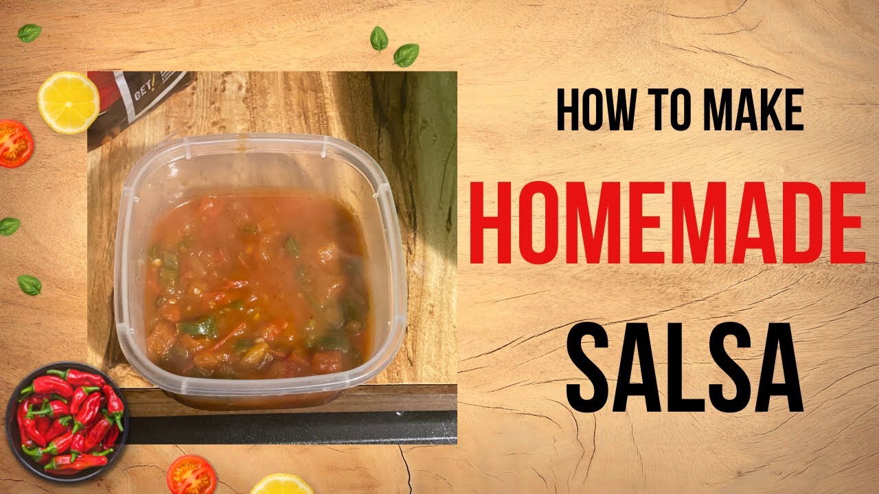 How to make homemade salsa - YouTube
