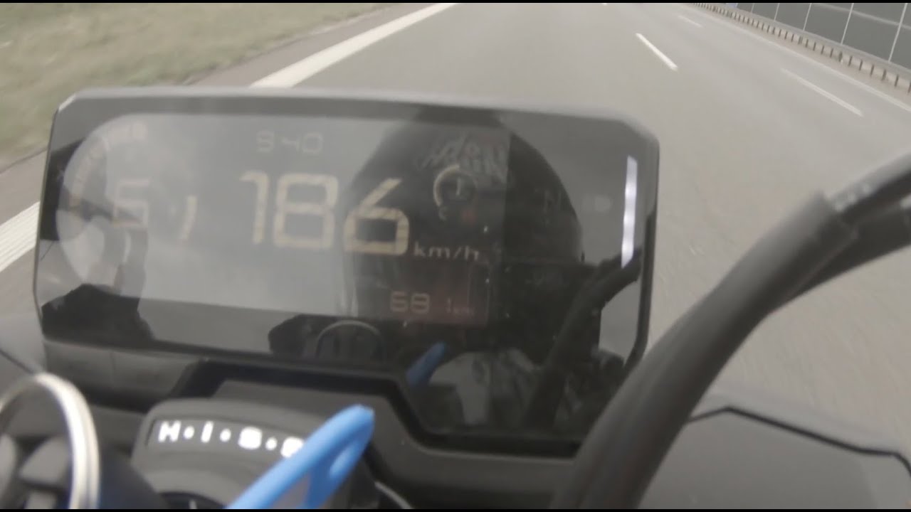Honda CB500F TOP SPEED review - YouTube