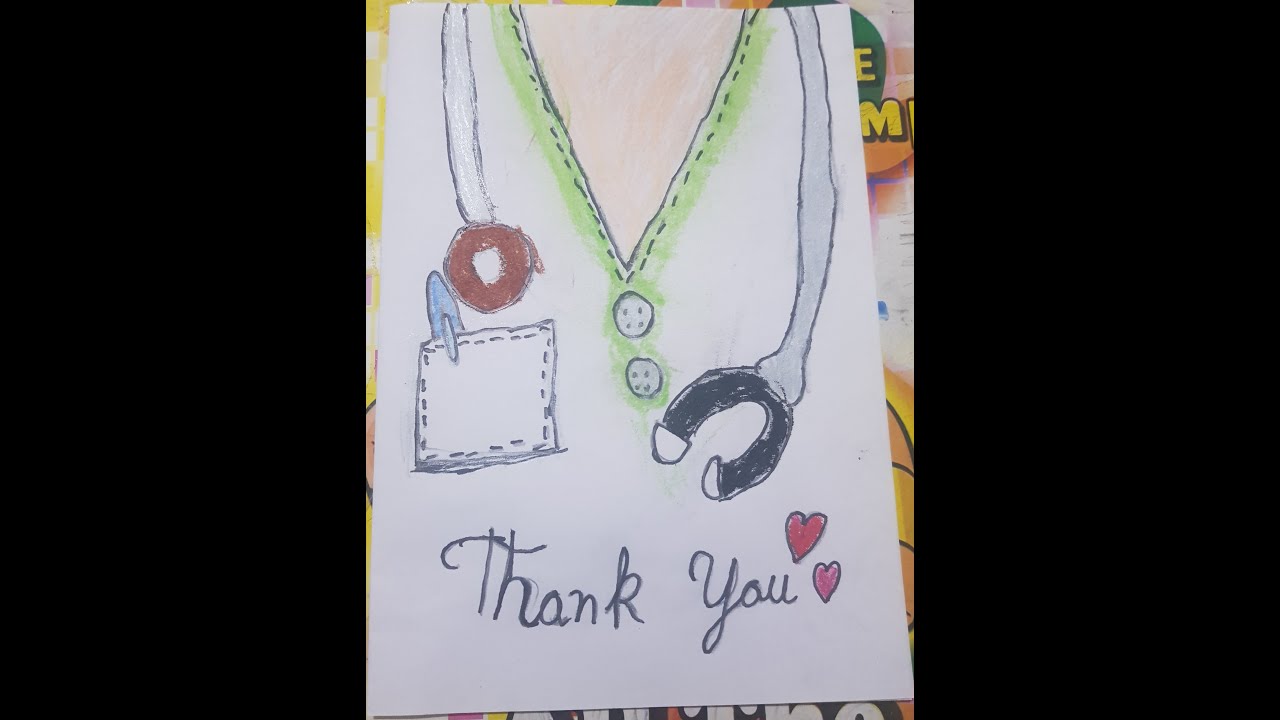 DIY | Easy and Beautiful National Doctor's Day Card | Yahvi Patel | Age ...