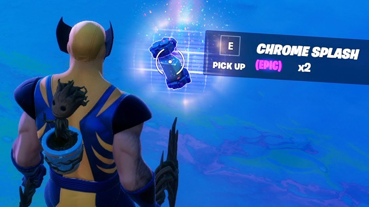 Found a New Item - Chrome Splash in Fortnite Chapter 3 Season 4 ...