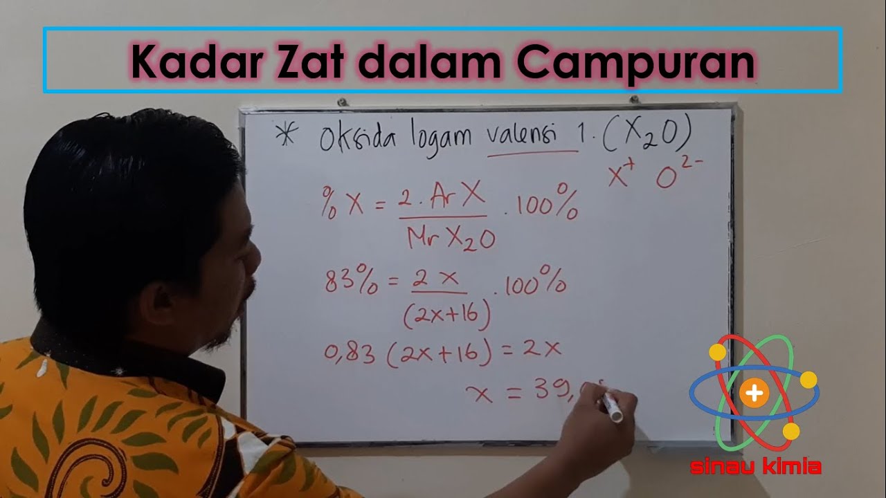 Kadar Zat dalam Campuran | KIMIA KELAS 10 - YouTube