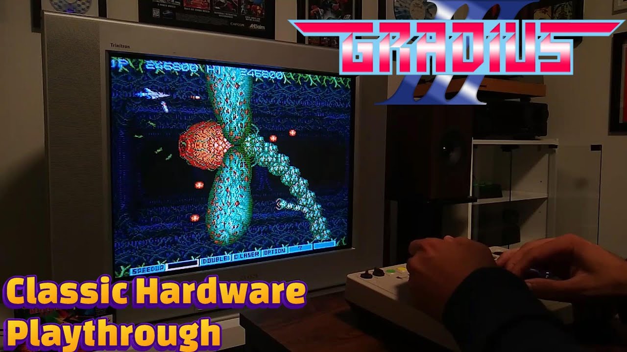 GRADIUS III - Super Nintendo - Sony Trinitron | Classic Hardware ...