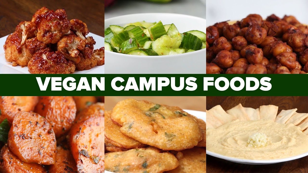 Vegan Campus Food If You're On Budget - YouTube