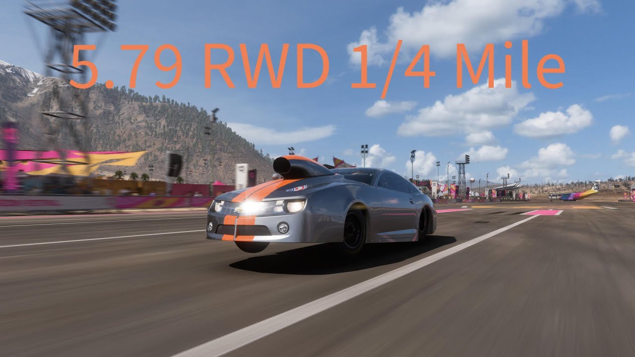 Forza Horizon 5 Pro-Stock Camaro, 5.798 Boosted 1/4 Mile Tune (RWD ...