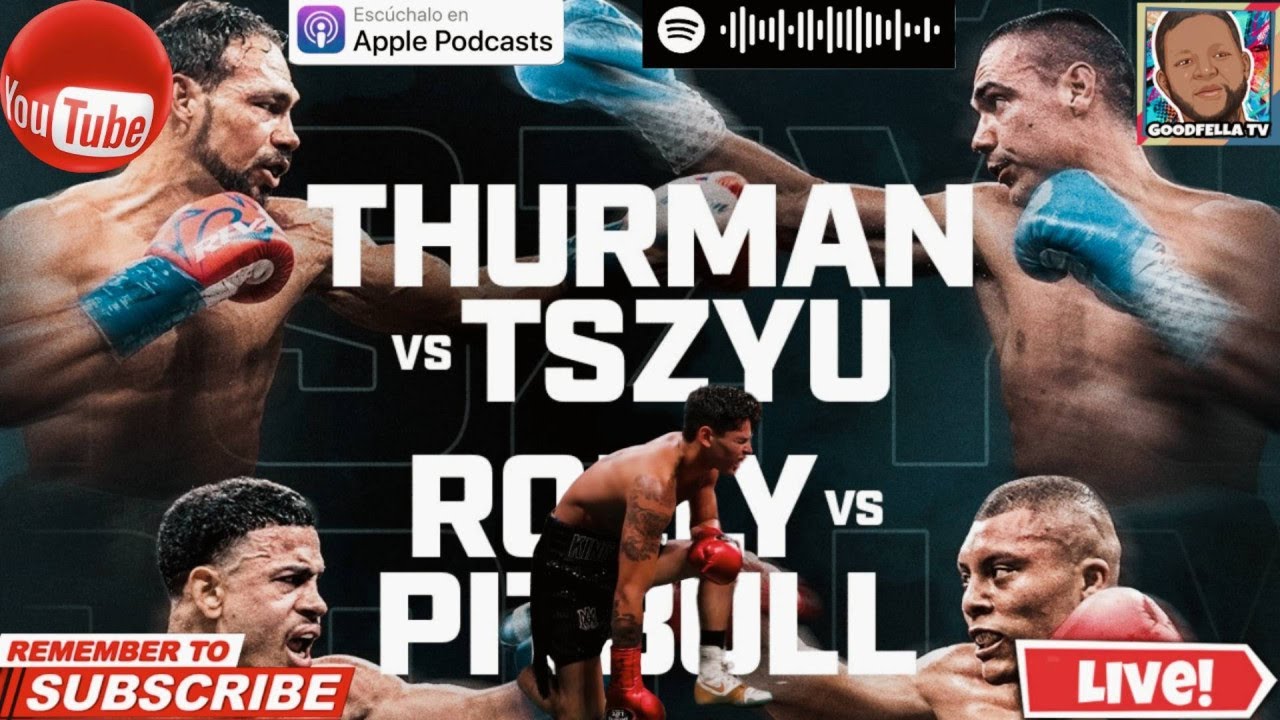 🔴 PBC Amazon Prime First ShowThurman vs Tszyu Non Title Fight & Rolly ...