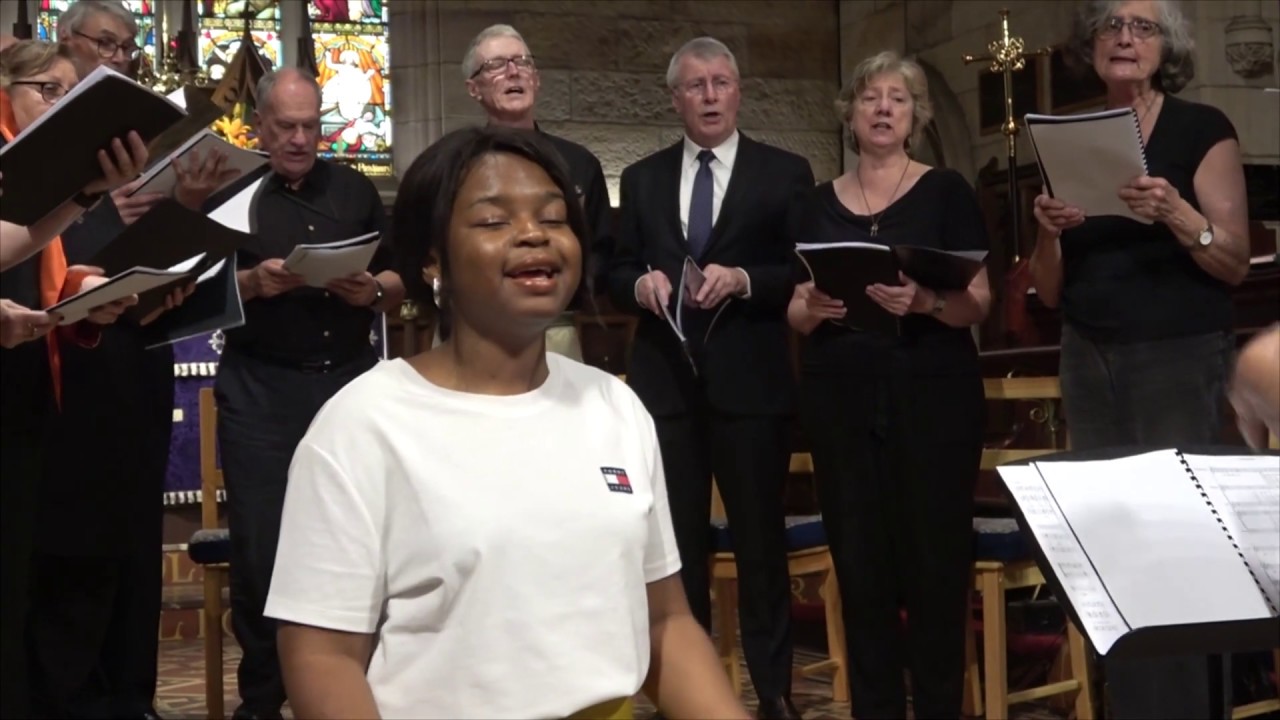 Ukuthula sung by Burwood Community Choir at St Paul's Burwood - YouTube