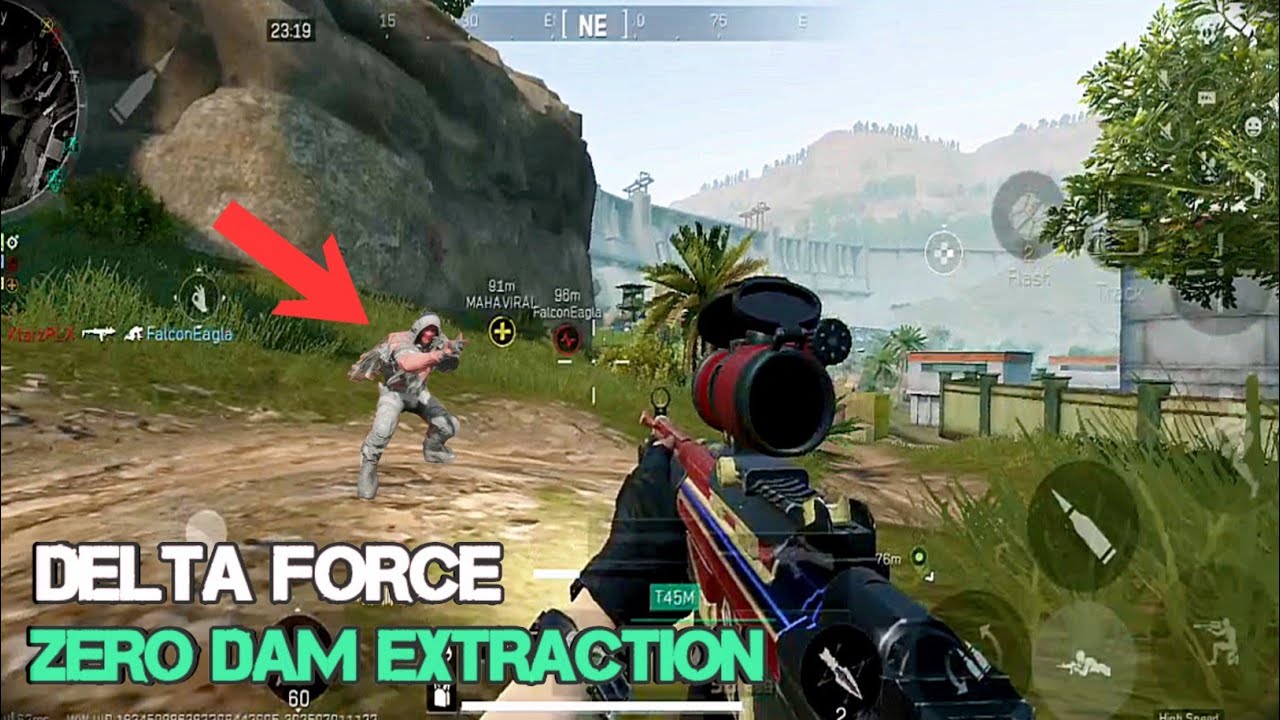 Delta force extraction gameplay in zero dam and fight with fire boss ...
