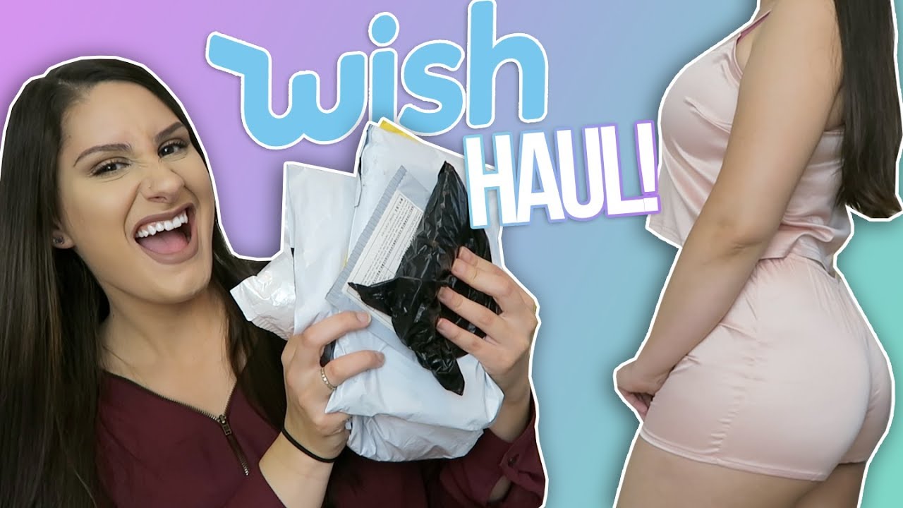 Huge Wish App Haul Youtube