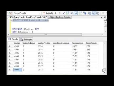 Como fazer loop no SQL Server utilizando while - YouTube