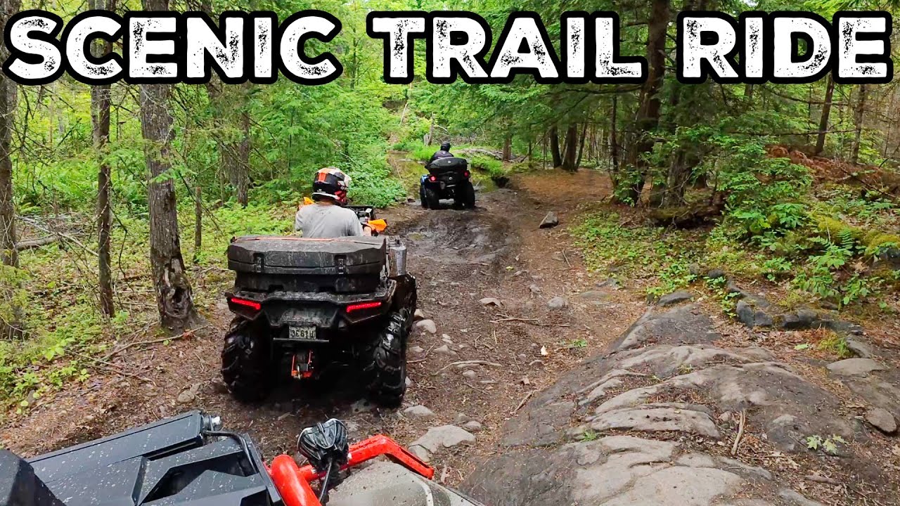 Awesome Day Riding The 5 Points ATV Trail System - Can-Am Outlander ...