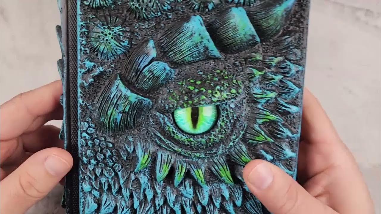 UNLEASH YOUR INNER DRAGON 3D Dragon Eye Journal Review & Flip Through ...