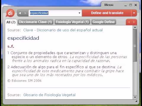 Definición de especificidad - YouTube
