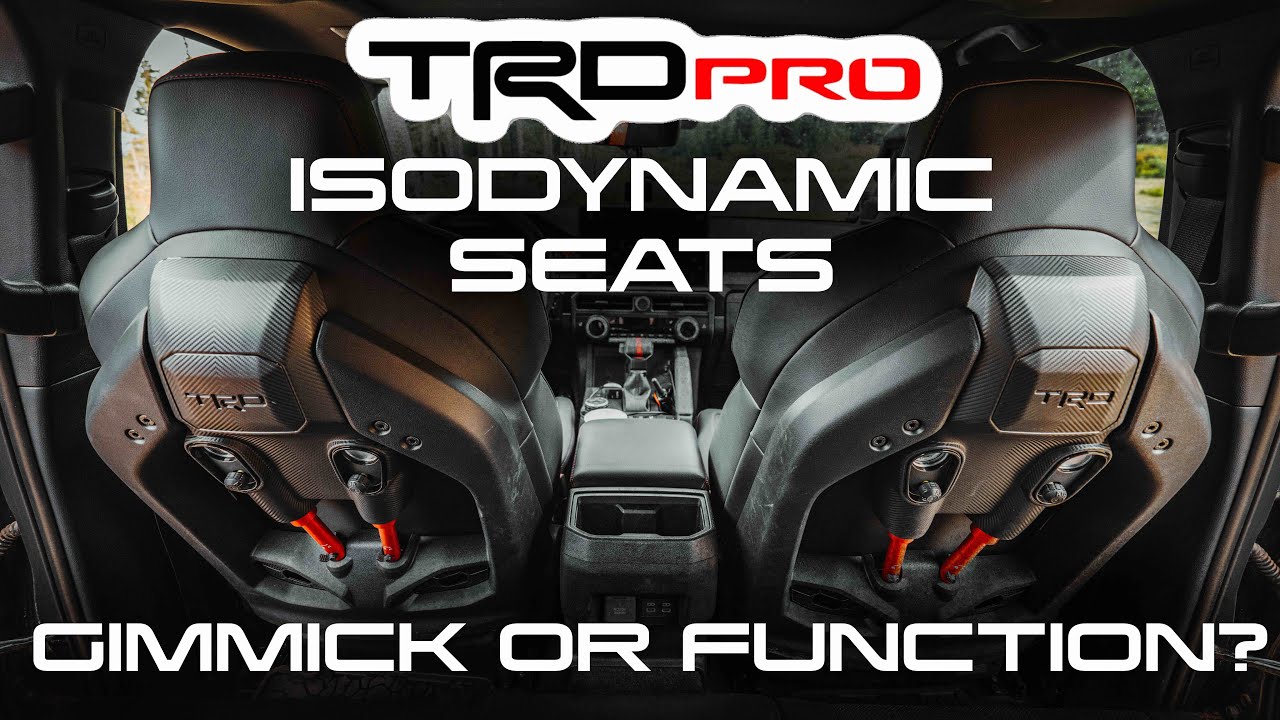 2024 Tacoma TRD Pro Isodynamic Performance Seats! | No Room - Novelty ...