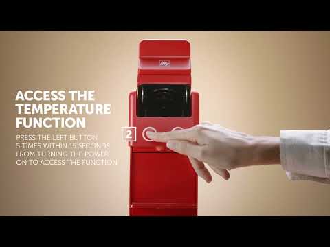 illy Iperespresso Y3.3 | Adjusting the temperature of your illy Y3.3 coffee machine