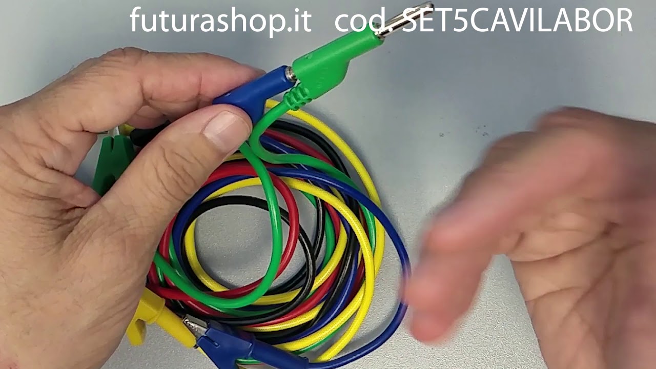 Cavi con spinotti a Banana e Coccodrillo professionali - Futura ...