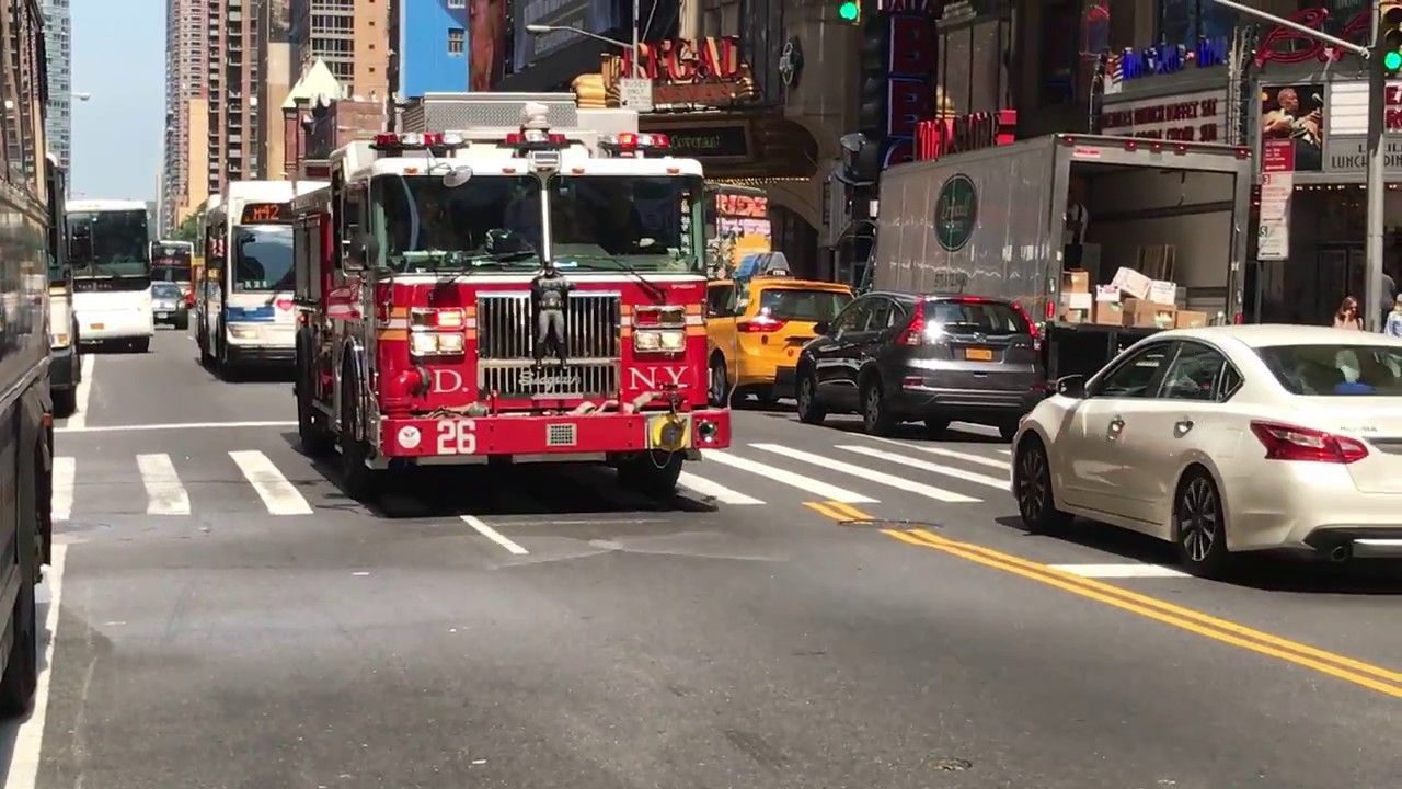 FDNY - Engine 26 - Responding Modified - YouTube