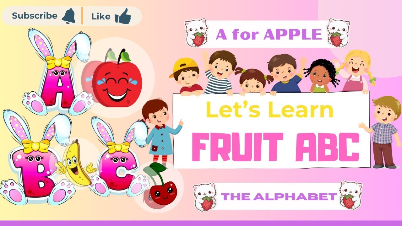 Abc song |#abcd | fruit ABC| The alphabet song | Nursery rhyme. - YouTube