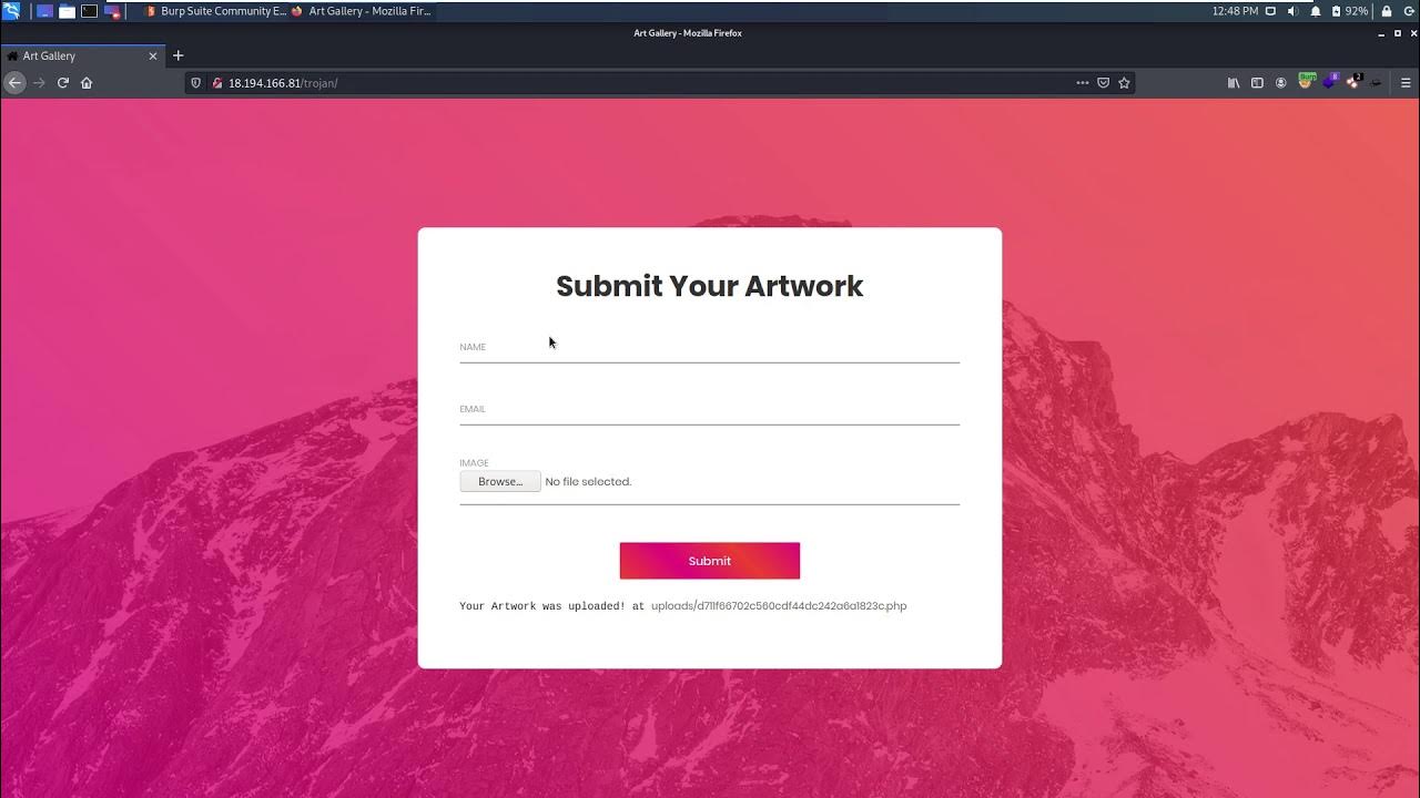 Securebug #CTF Trojan submit your #crafted shell....😜 - YouTube