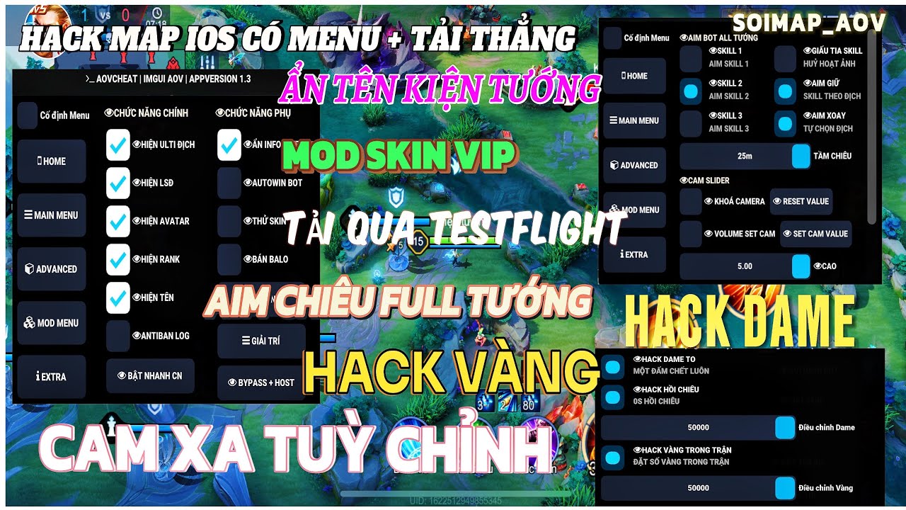 Hack Map LQ Mới Nhất Tải Thẳng IOS + ADR Mới Nhất , SOI MAP - YouTube