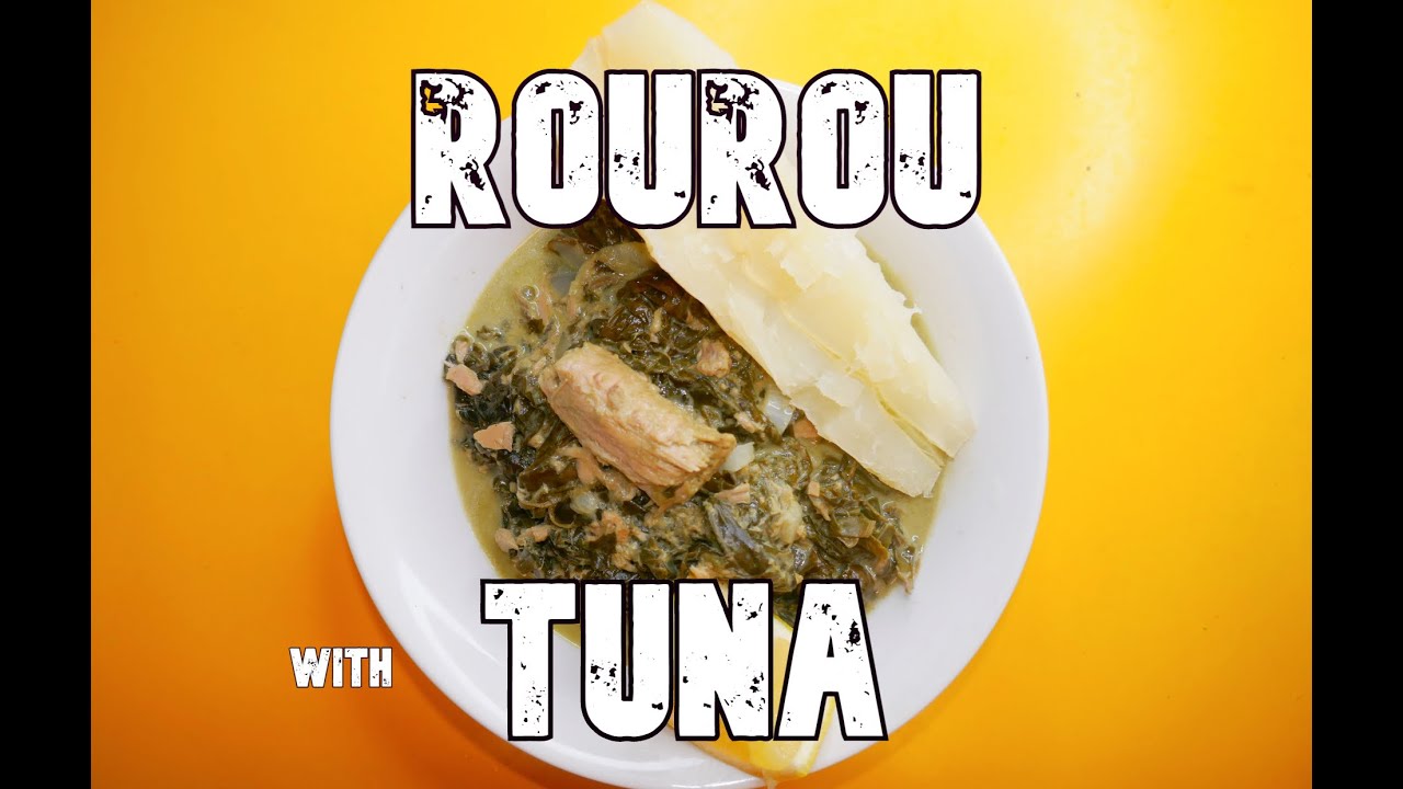 Rourou With Tuna Fish - Delicious Fijian Food - YouTube