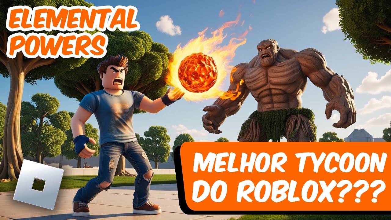 ELEMENTAL POWERS TYCOON - Este é COM CERTEZA o MELHOR tycoon do ROBLOX ...