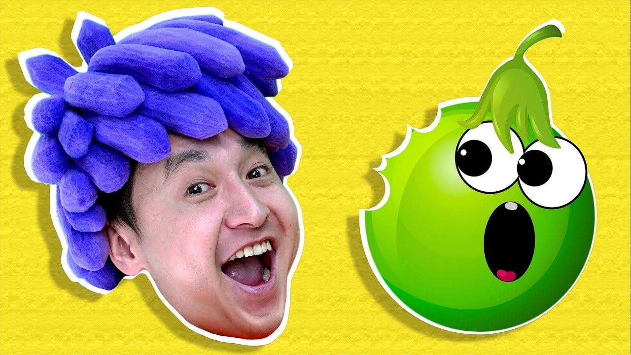 Pea Dance Song | Vegetables Dance & Learn | Wheels on the Bus Song ...