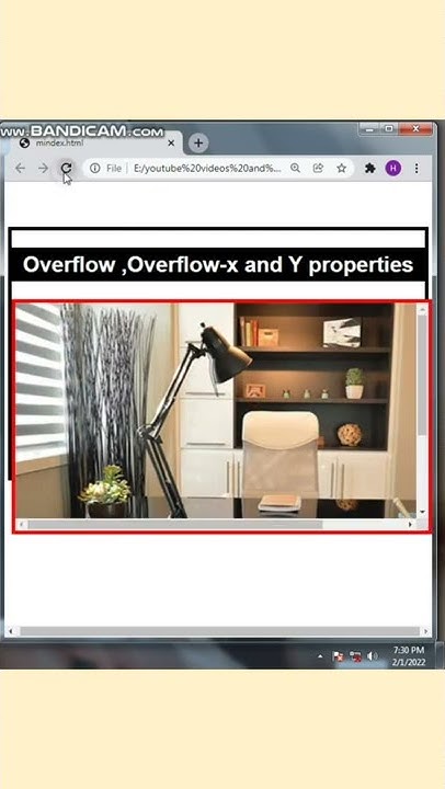 Overflow, overflow-x and overflow-y property in css| Short tutorial | html Css shorts - YouTube