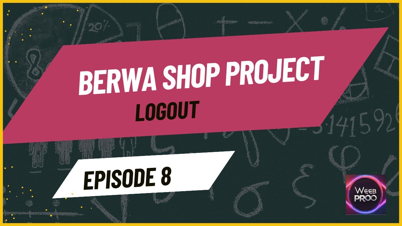 Berwa Shop Project. EP-8, Logout using PHP, CSS, and JAVASCRIPT - YouTube