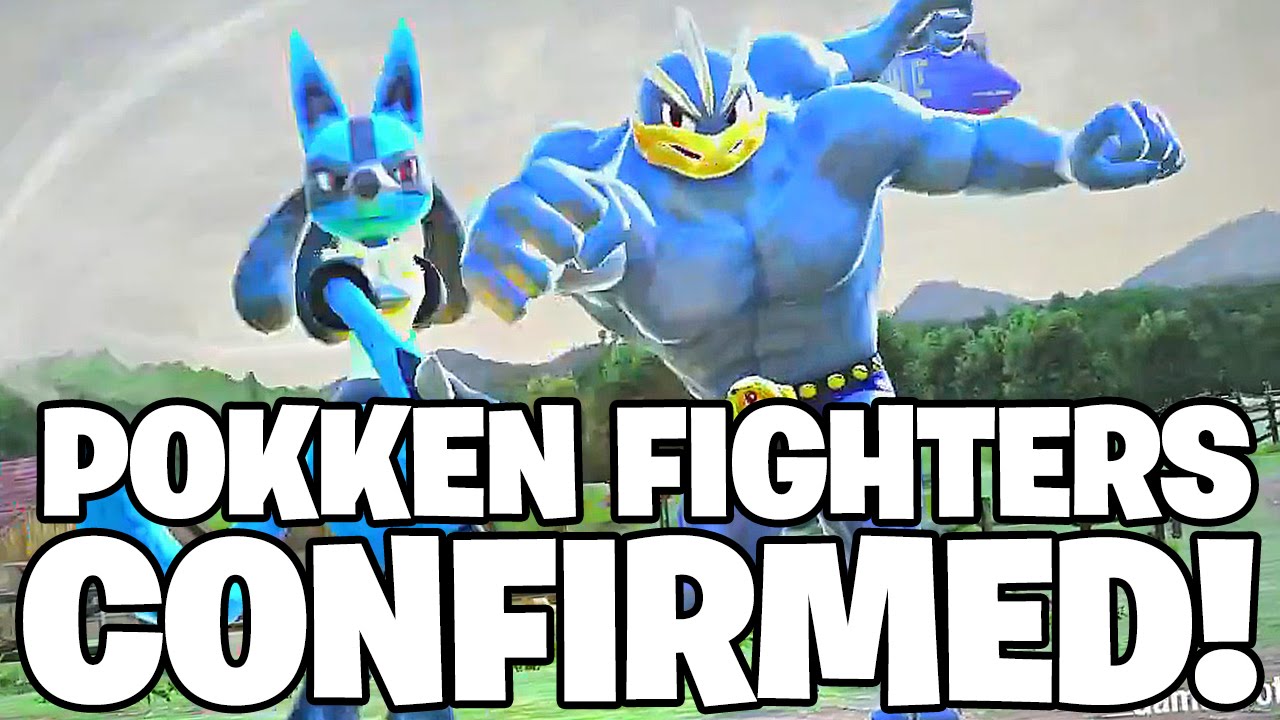 POKKEN FIGHTERS CONFIRMED!! [Pokémon + Tekken Fighting Game!!] - YouTube
