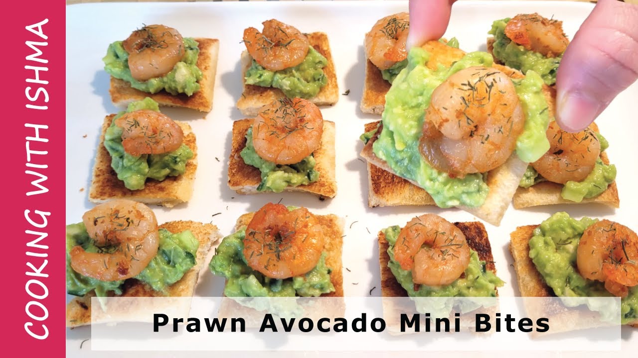 Delicious Prawns Avocado Mini Bites |Snack Recipe | Kids Recipe - YouTube