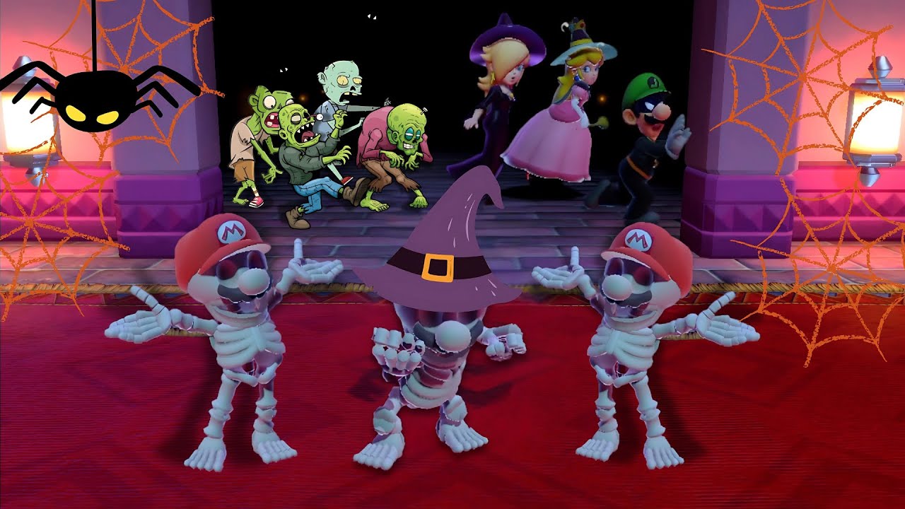 Spooky Minigames in Super Mario Party: Halloween Characters Face Off ...