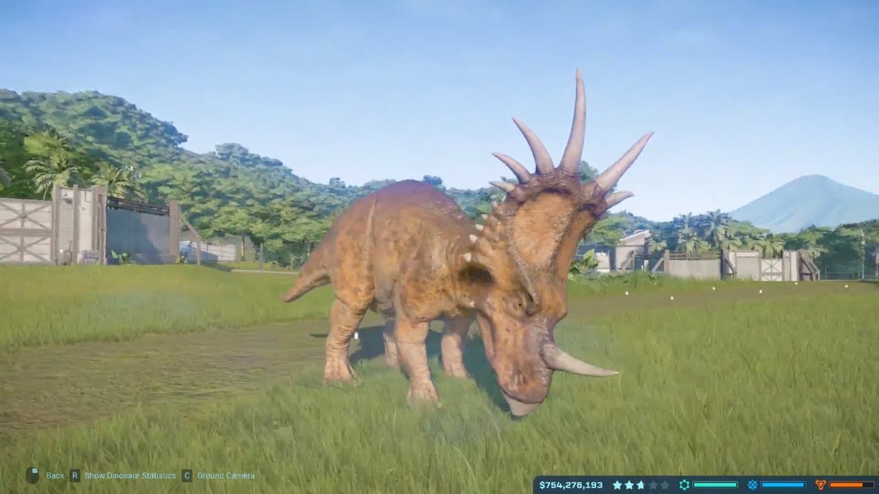 STYRACOSAURUS ALL SKINS GENATIC MODIFICATION | Jurassic World Evolution ...