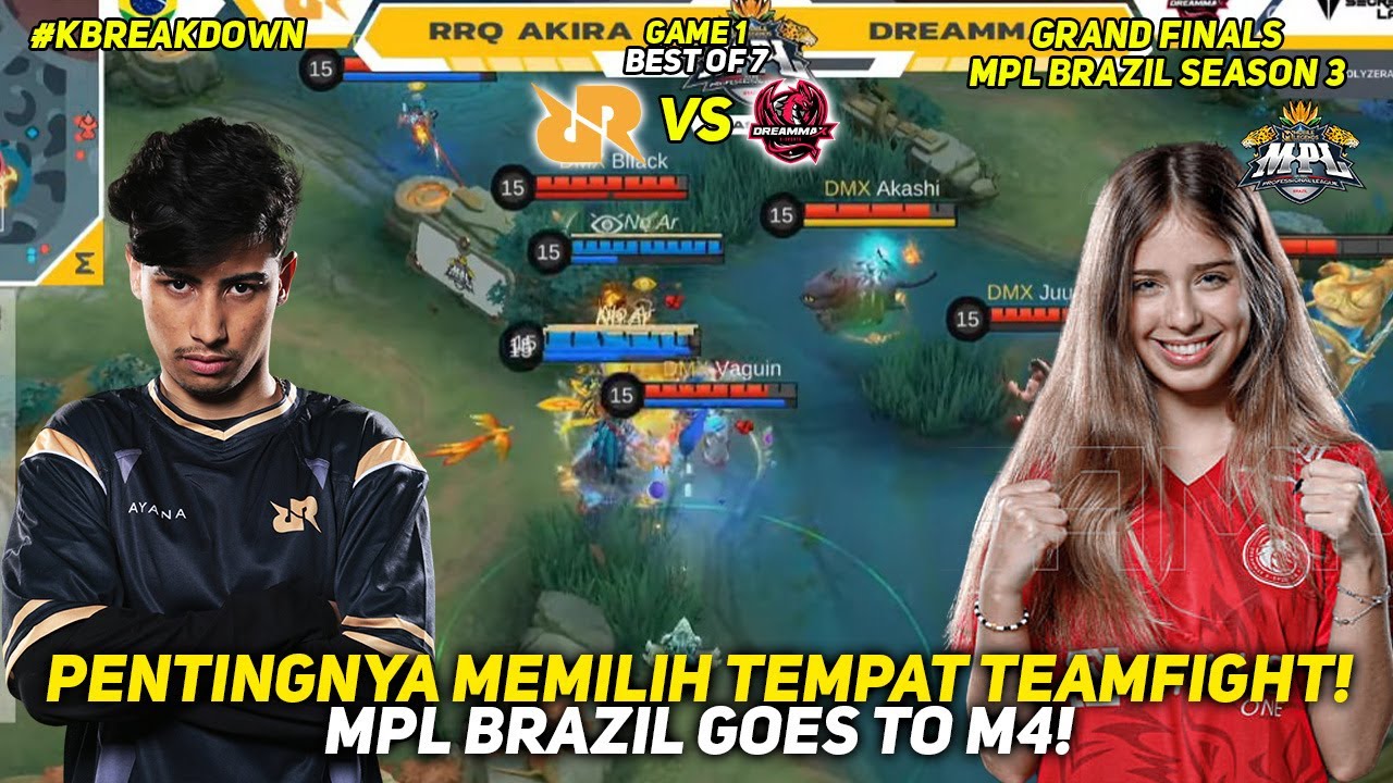 MPL BRAZIL GRAND FINAL GOES TO M4! - RRQ AKIRA vs DREAMMAX! Game 1 ...