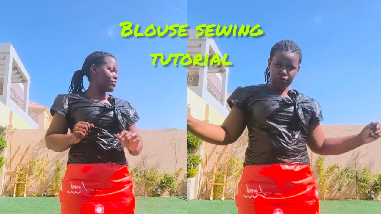 How to cut and sew this stylish blouse : Very easy sewing tutorial ...
