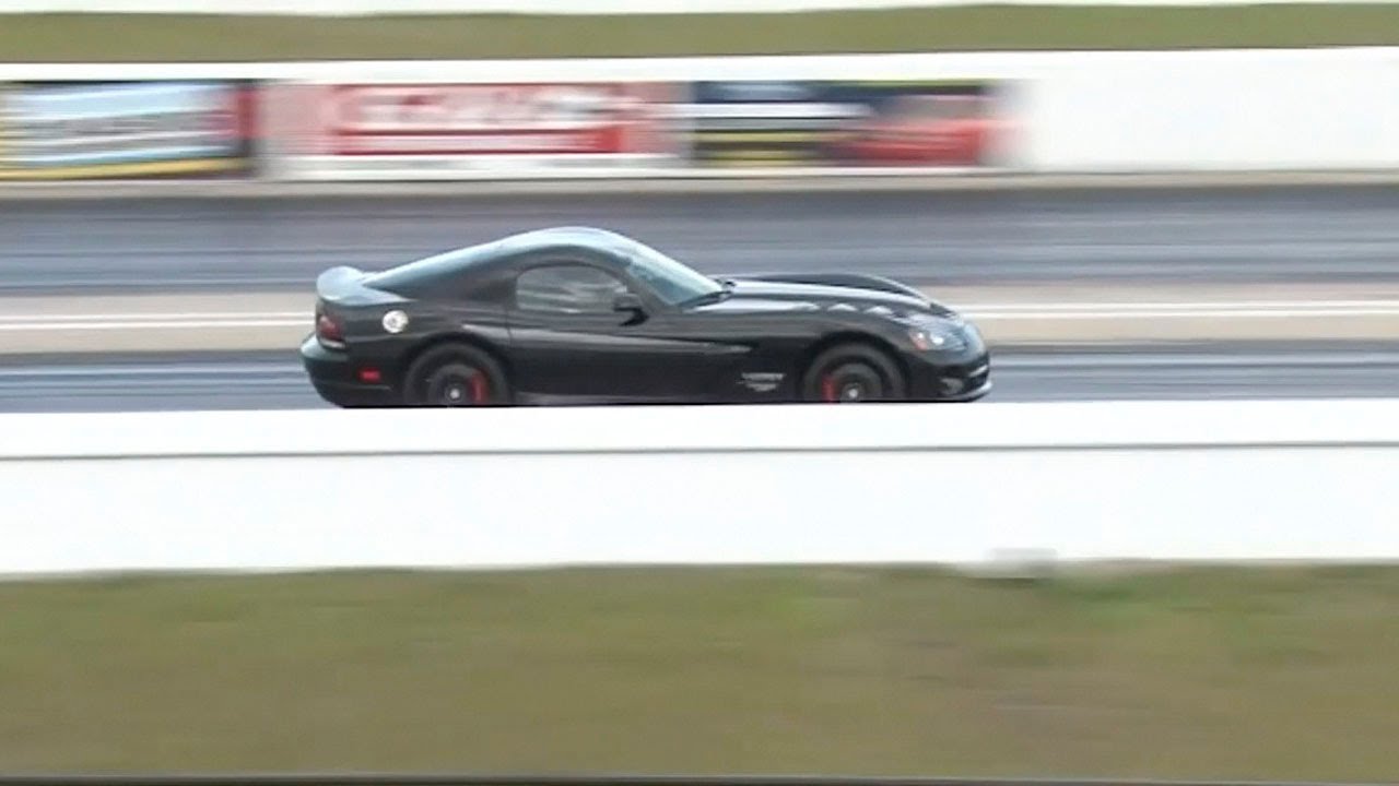 Dodge Viper Paxton Supercharged Drag Racing 1/4 Mile - YouTube