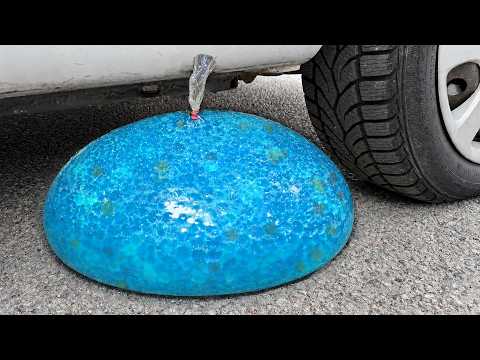 ORBEEZ COCA COLA BALLOON VS CAR, Coca Cola Zero, PowerAde, Fanta, Sprite, Fruko and Mentos Diff Unde