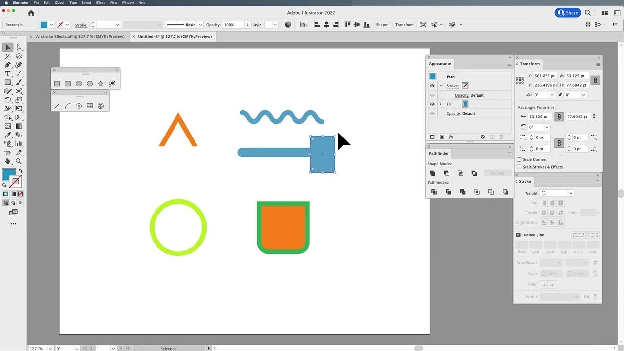 Intro to Illustrator: Outline Stroke feature - YouTube