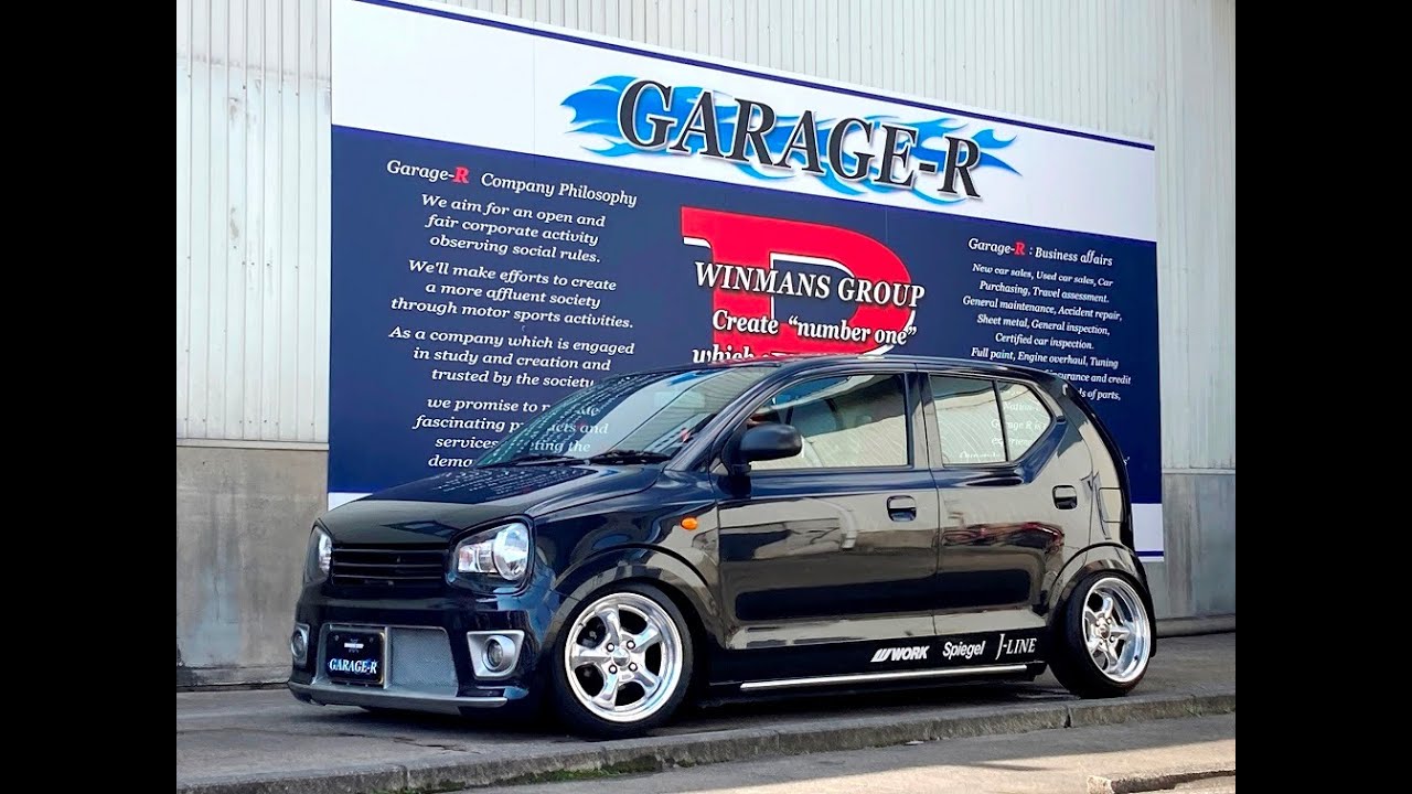 HA36S Spiegel車高調 J-LINEリアアクスル KLCデュアルマフラー Bluetoothオ-ディオ WORK GOOCARS HEMI 15インチ LEDヘッドライト - YouTube